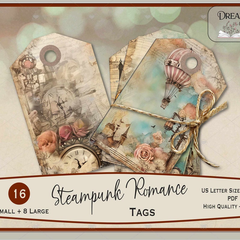 Steampunk Tags - Etsy