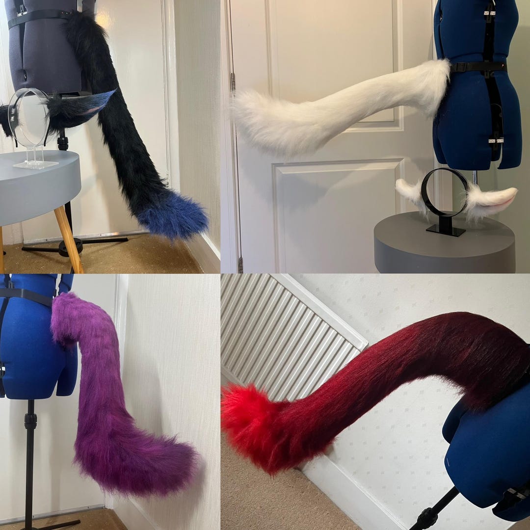 Made to Order Miqo'te FFXIV Inspired CUSTOM up to 1m Length Articulated ...