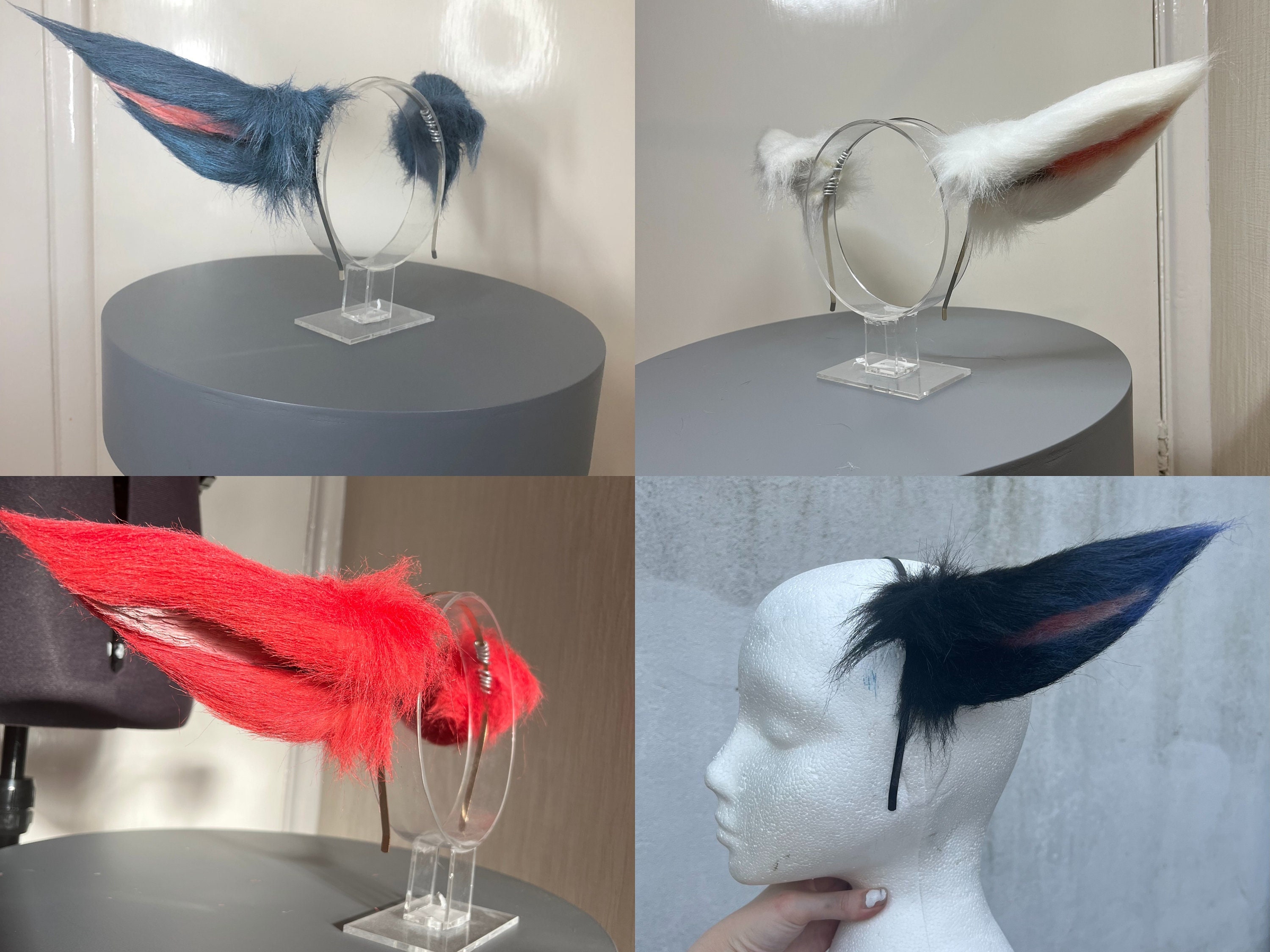 Made to Order Miqo'te Final Fantasy Custom Coloured Cosplay Ears FFXIV ...