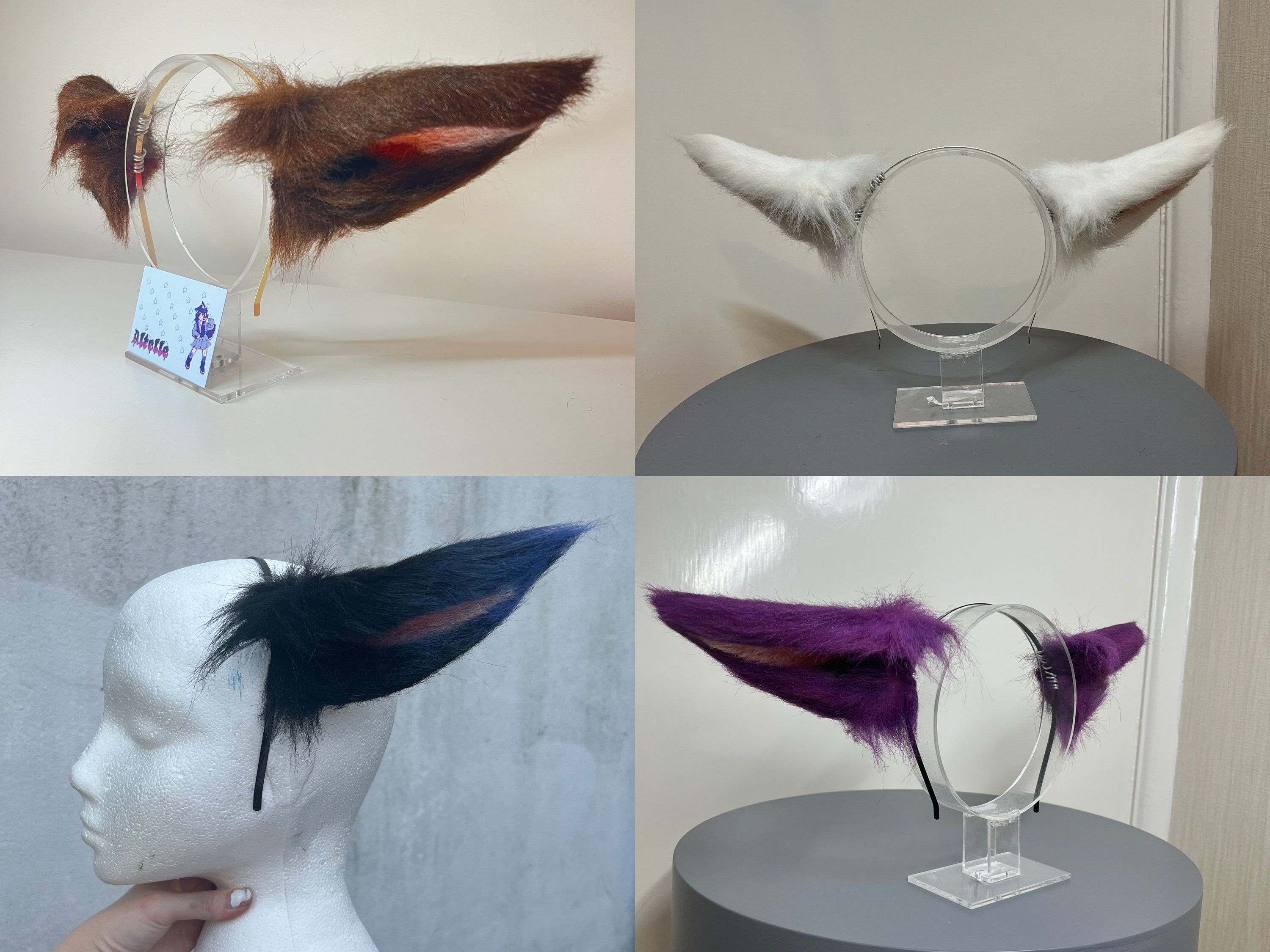 Made to Order Miqo'te Final Fantasy Inspired Custom Coloured Cosplay ...