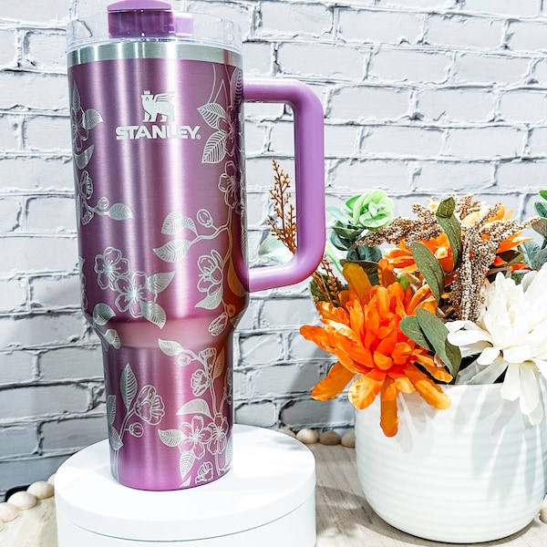 Pink Cherry Blossom Stanley Cup - Etsy