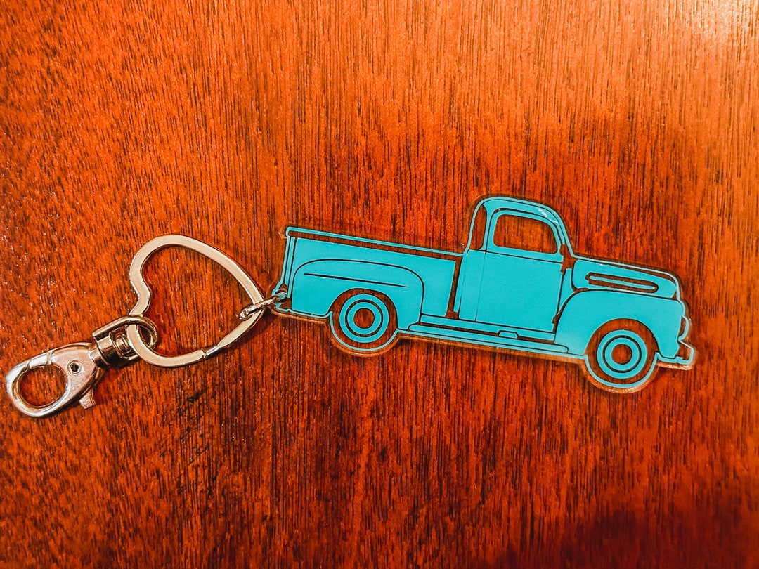 Custom Truck Keychain - Etsy