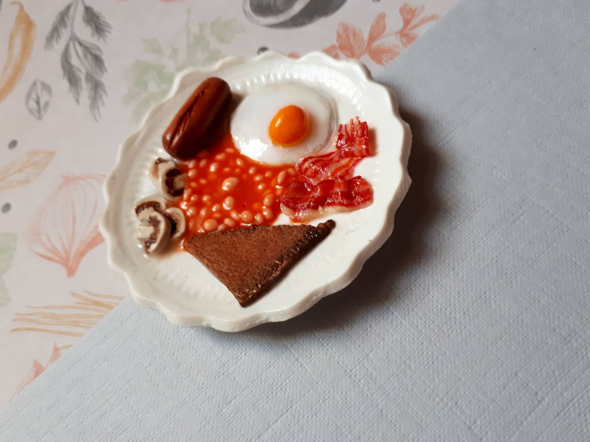 English Breakfast Fridge Magnet Great Gift for Food Lovers - Etsy