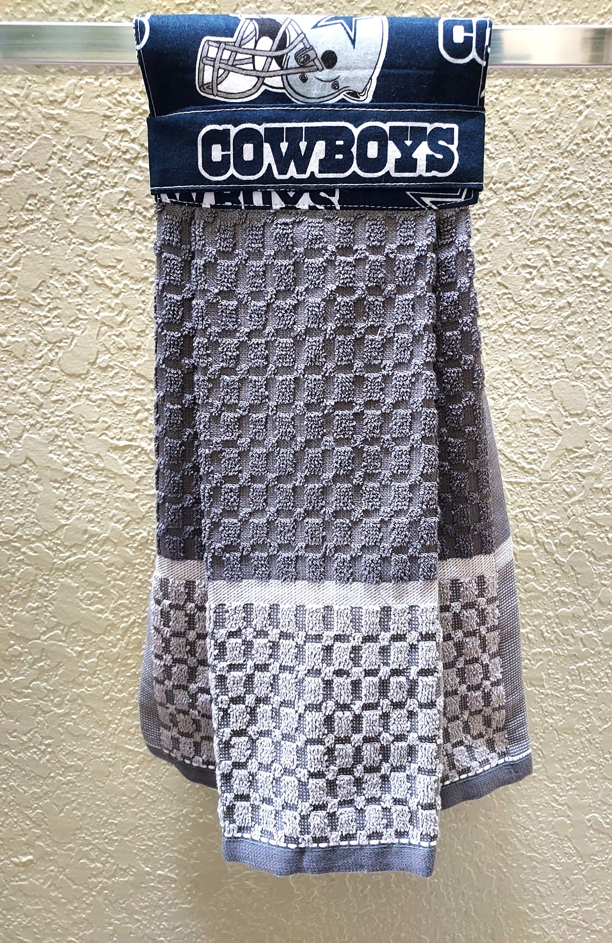 Dallas Cowboys Hanging Kitchen Towel: Cotton Oven Door Towel - Etsy
