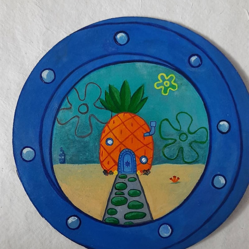 Spongebob Window Painting - Etsy