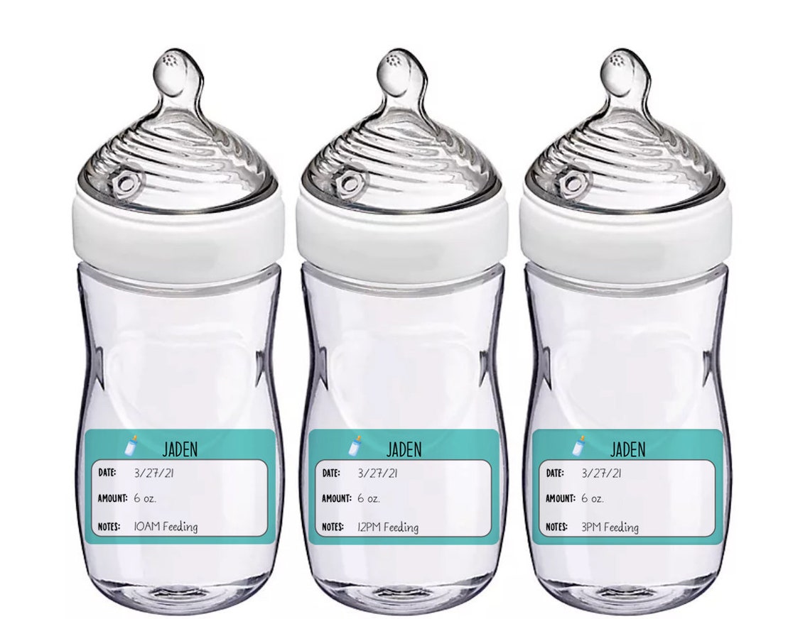 Personalized Baby Bottle Labels - 15 Labels - Etsy