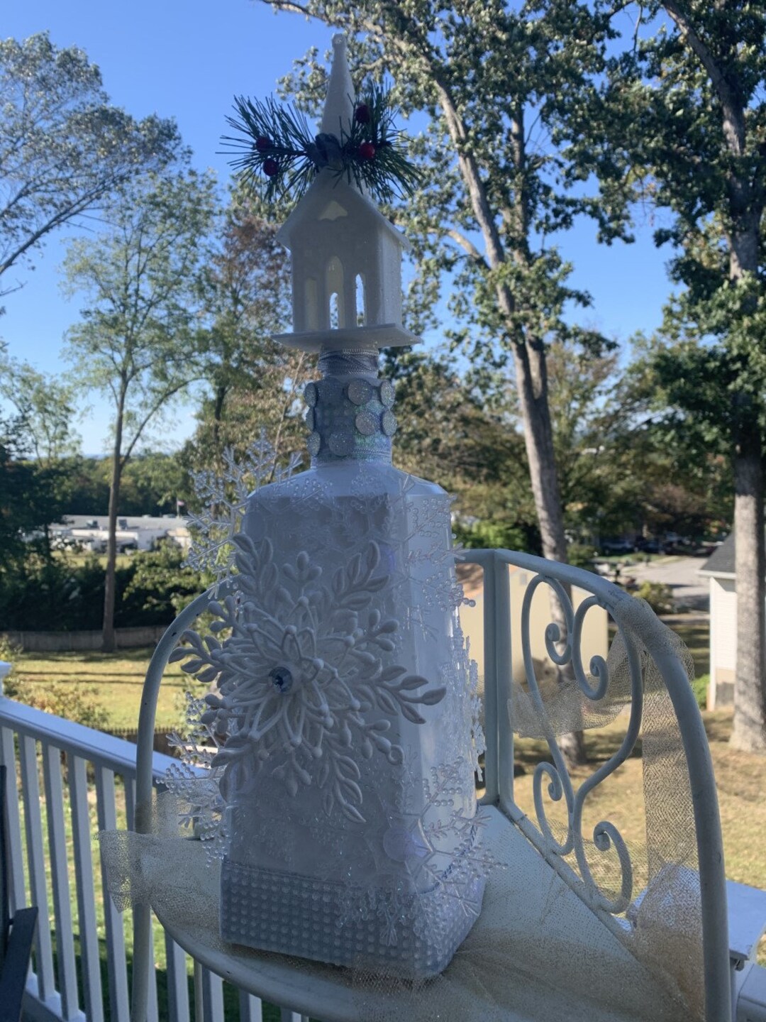 Snowflakes in a Bottle - Etsy