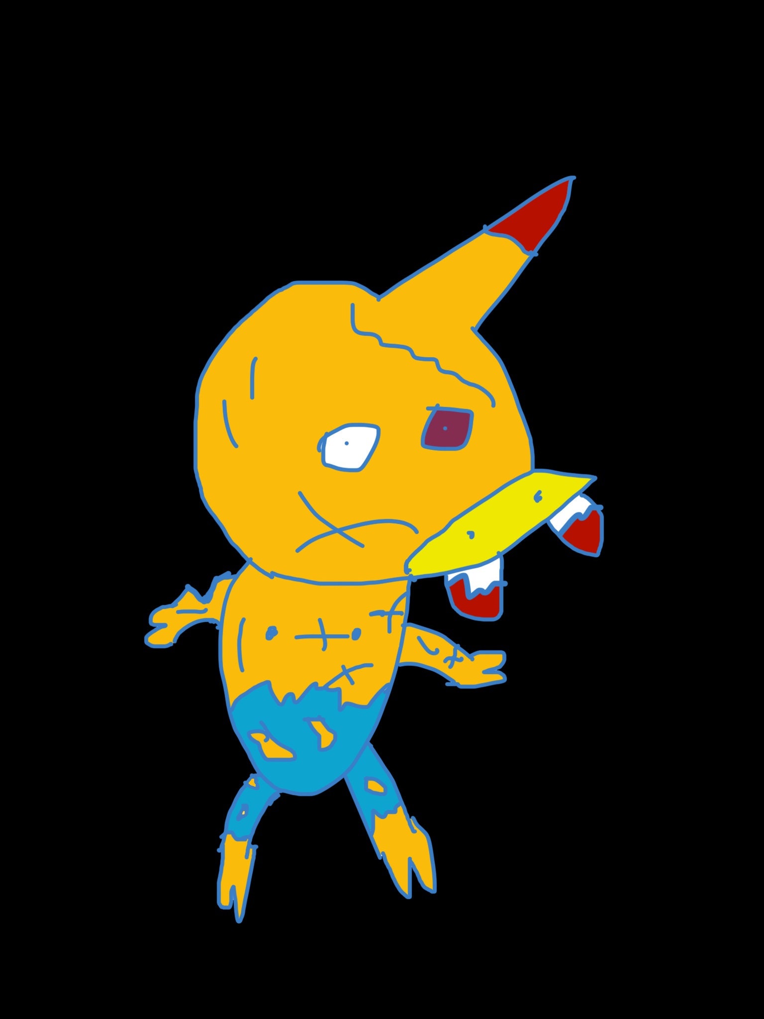 Scared Duck With a Horn - Etsy