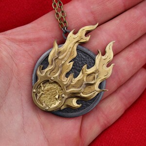 Sacred Comet of the Empire Pendant Necklace Chain Emperor Fantasy ...