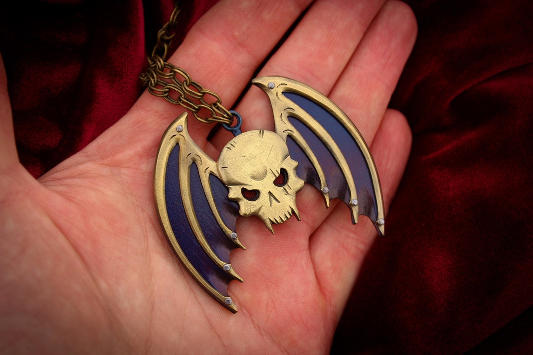 Dreadlords Pendant Necklace Chain Fantasy Handmade Pendant - Etsy