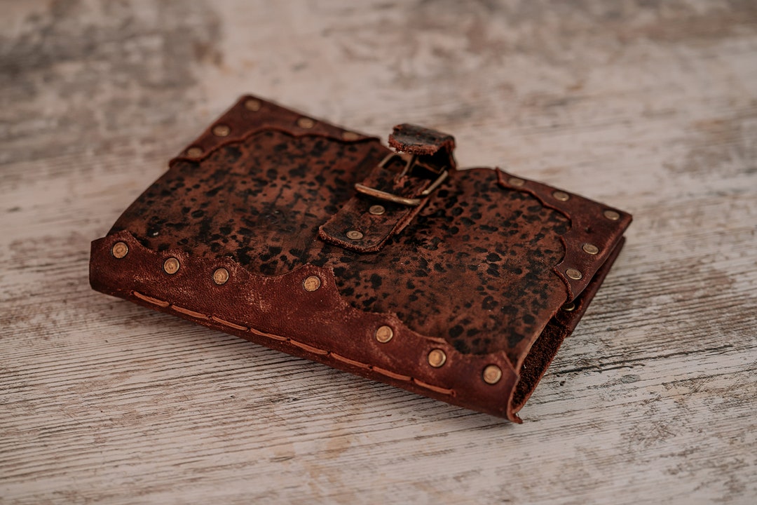 Leather Notebook With Texture - Etsy