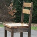 Sturdy Farmhouse-style Distressed Chair. Rustic Dining Room Chairs (set ...