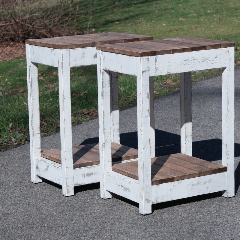 X Style End Tables - Etsy