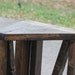 Farmhouse Corner Table. hammered & Distressed - Etsy