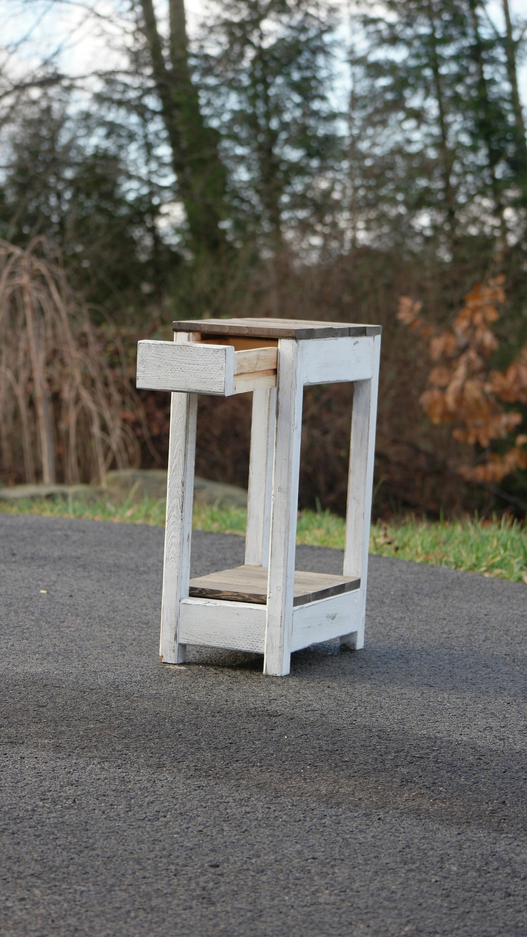 End Table With Hidden Storage - Etsy