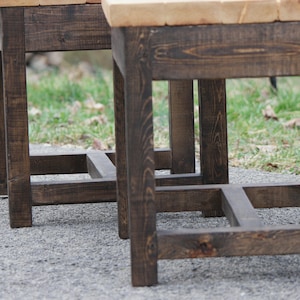 Sturdy Farmhouse-style Distressed Chair. Rustic Dining Room Chairs (set ...