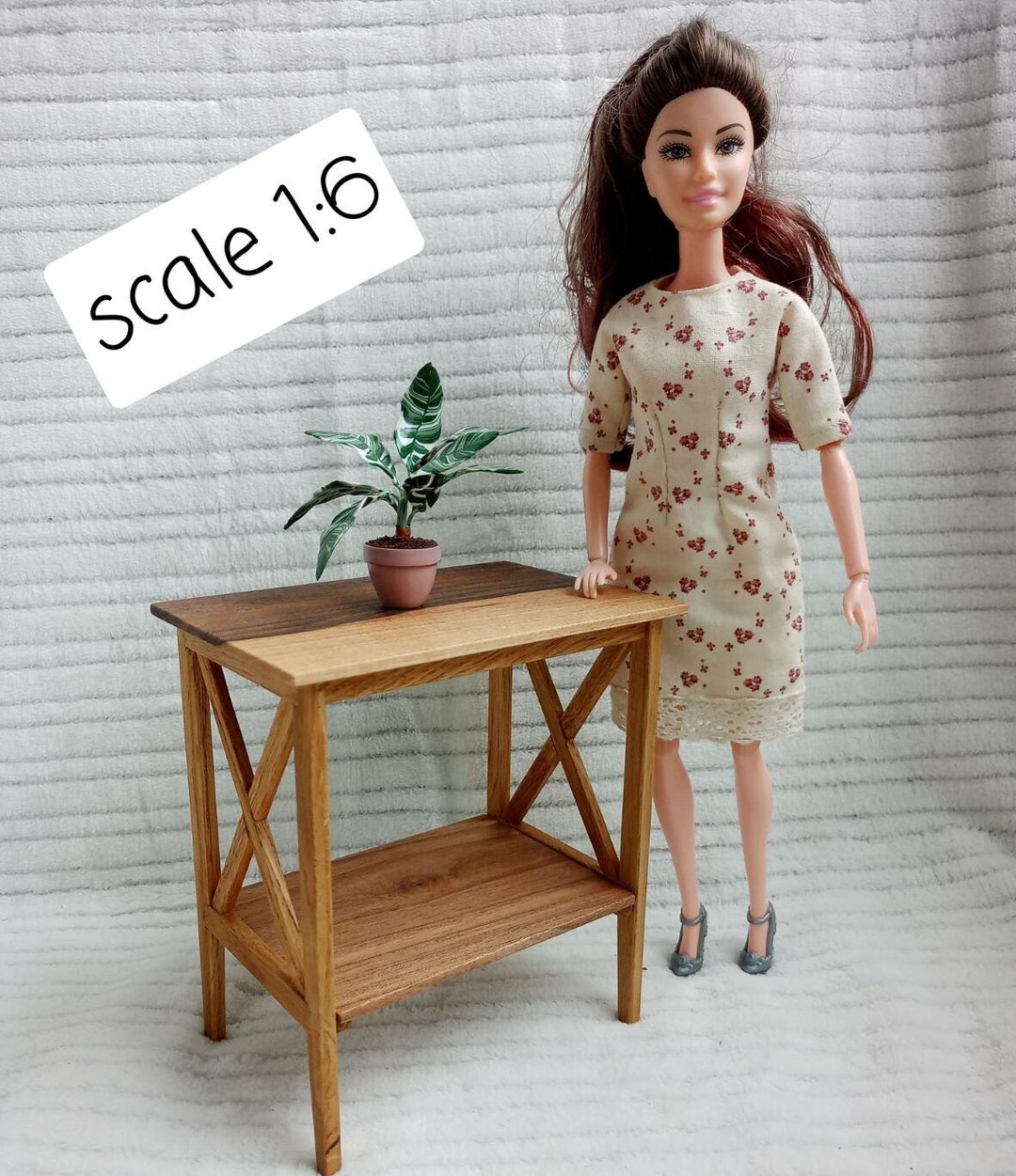 Doll Table for Living Room, Miniature Doll Table, 1/6 Scale - Etsy