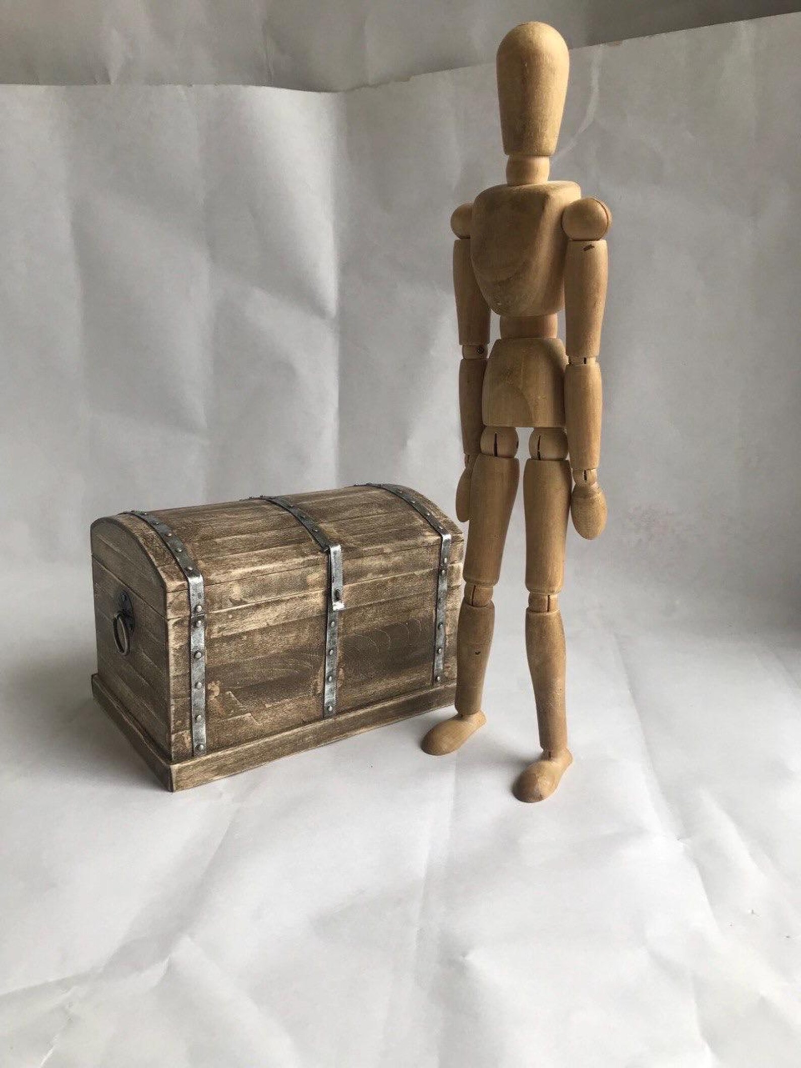 Miniature Wooden Medieval Chest, 1/6 Scale - Etsy