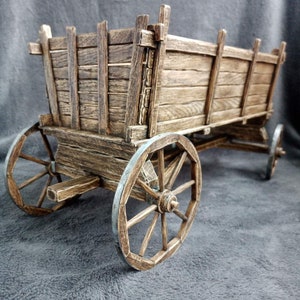 Medieval Village Cart, Cart Model in Scale 1:6, - Etsy