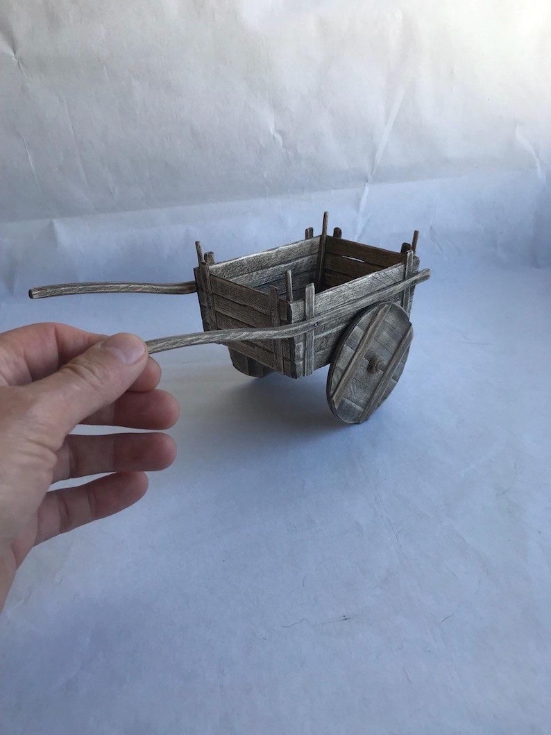Village Cart, Medieval Cart, Scale 1:6 - Etsy UK