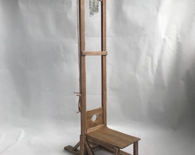 Miniature Medieval Guillotine 1:6 Scale, Historical Model - Etsy