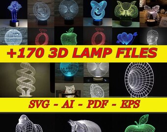 Led Lamp Vector Svg | Etsy