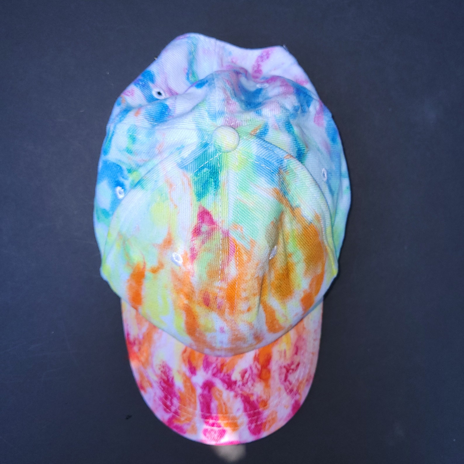 Rainbow Baseball Cap Kid's Large/adult Small - Etsy