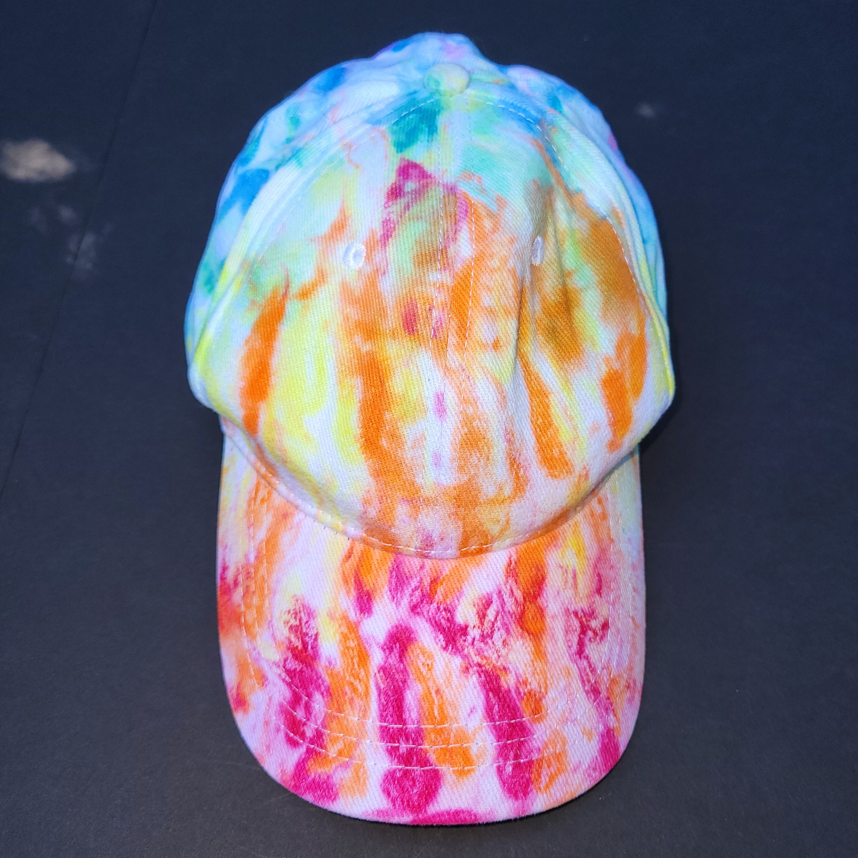 Rainbow Baseball Cap Kid's Large/adult Small - Etsy