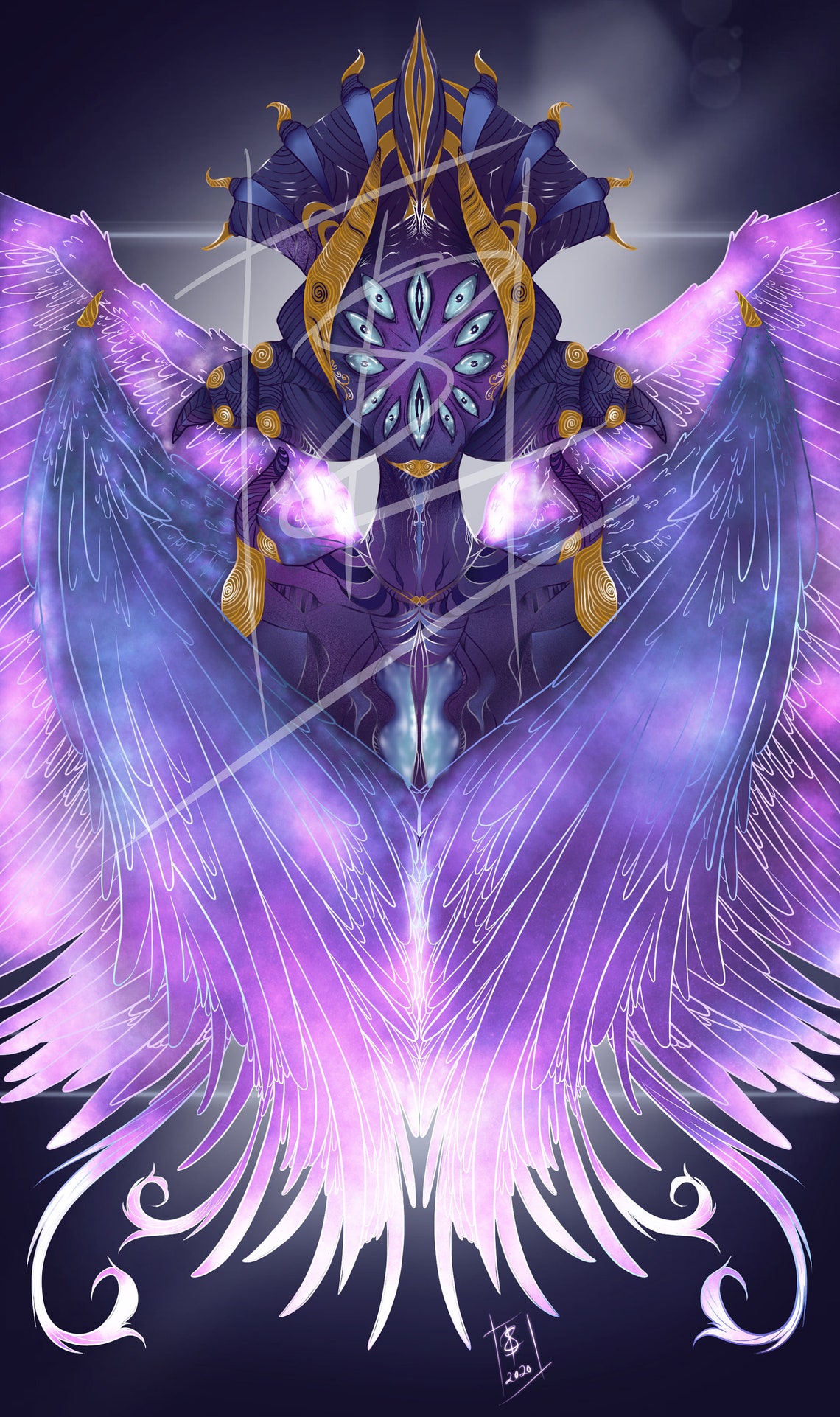 Old Testament Angel Print - Etsy