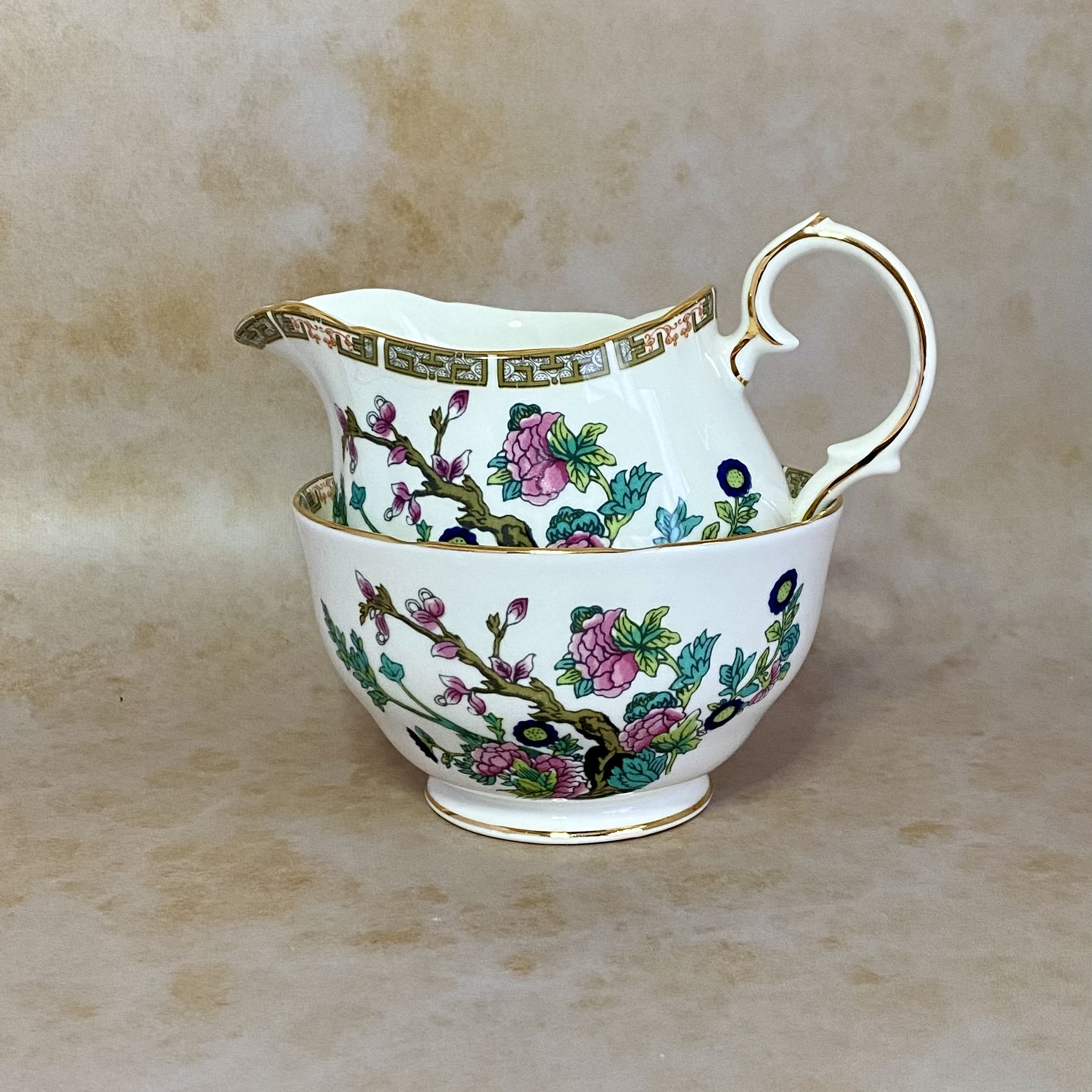Vintage Duchess Indian Tree Milk Jug and Sugar Bowl. Elegantly Gift ...