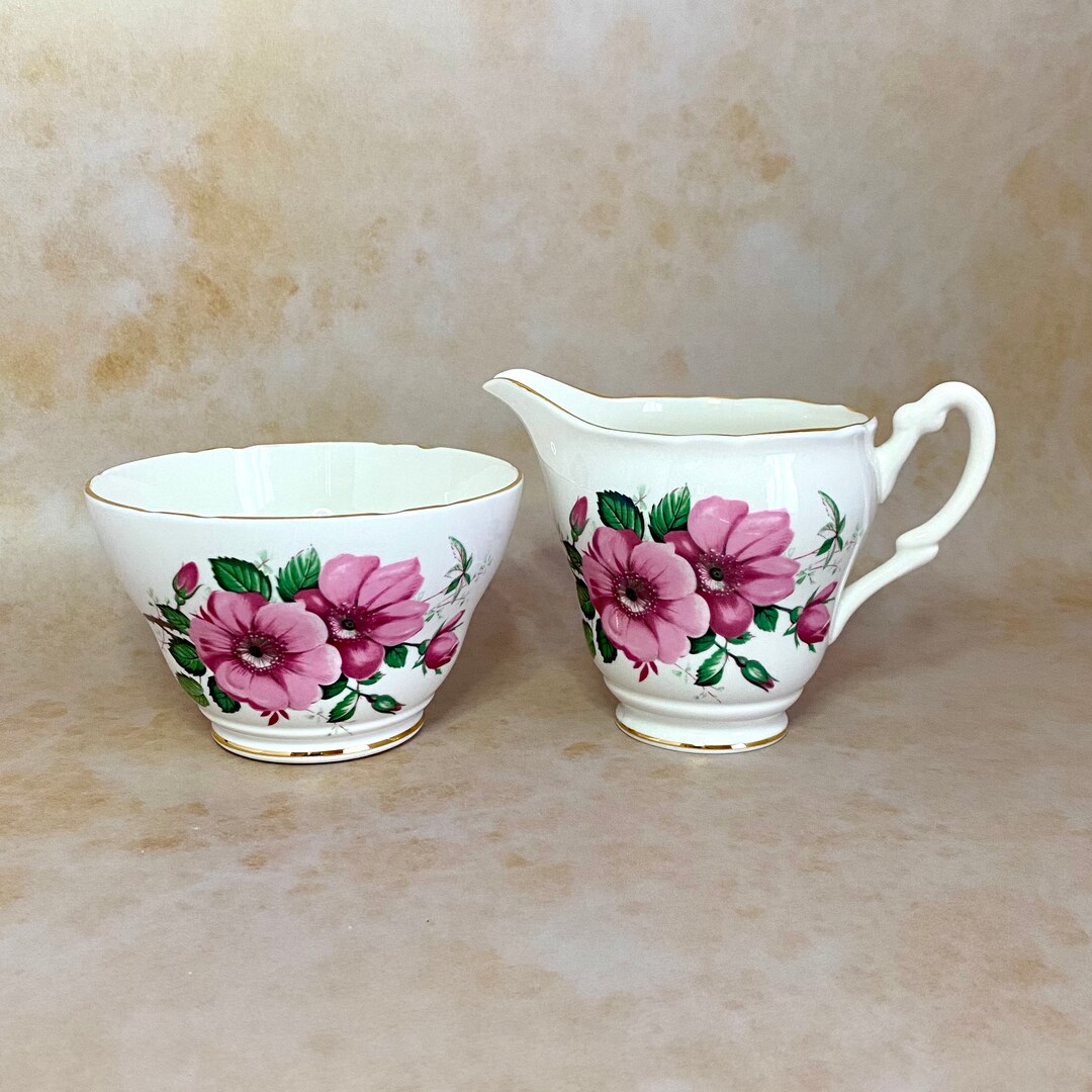 Vintage Royal Stuart Milk Jug and Sugar Bowl Elegantly Gift Wrapped and ...