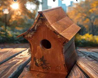 rustic birdhouse ideas