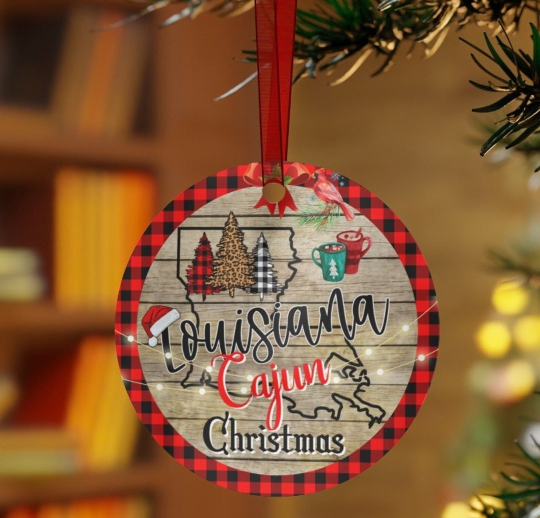 Cajun Christmas Ornament: Louisiana Holiday Decor - Etsy