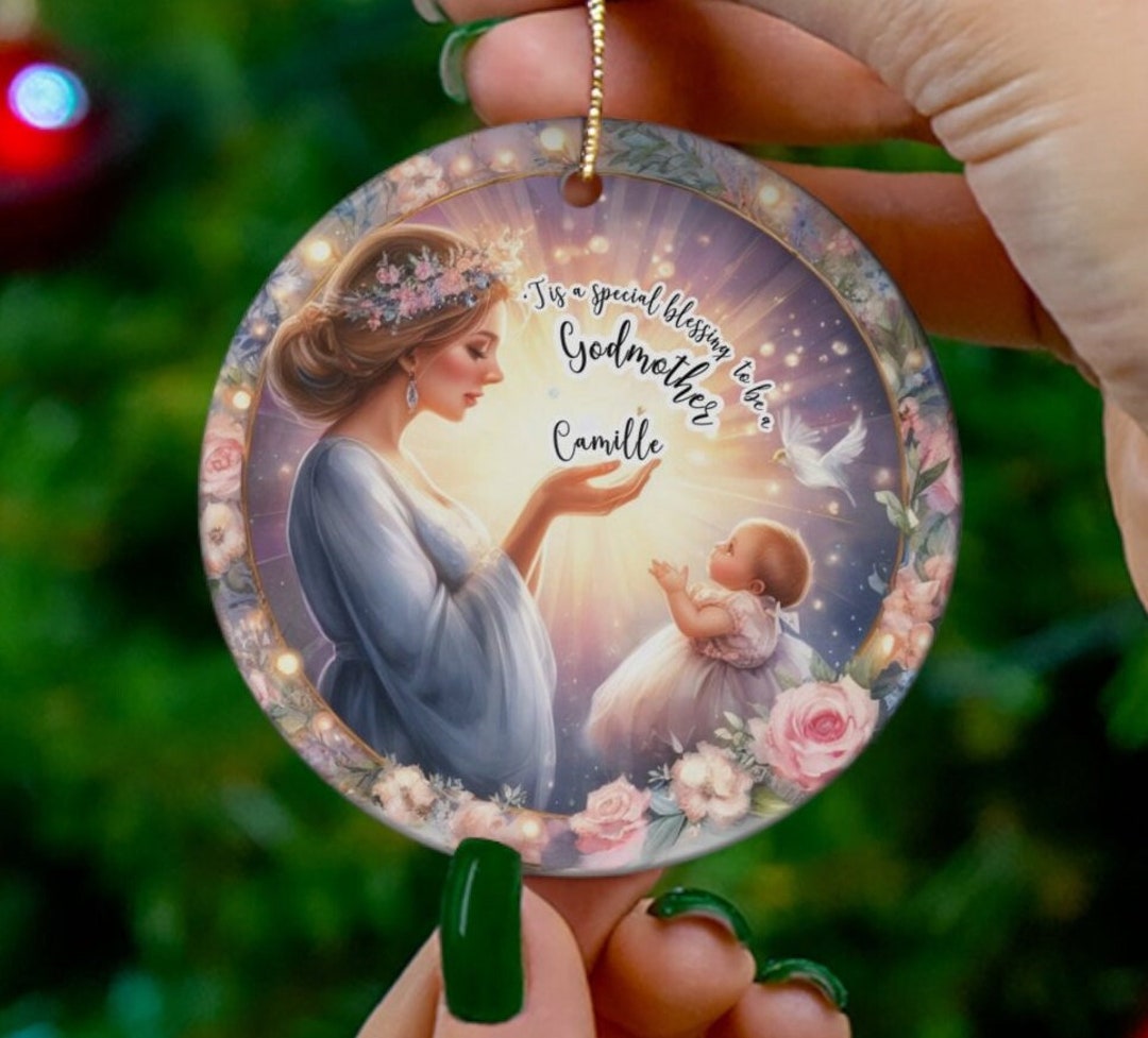 Camilla Godchild Ornament, Godmother Gift, Gift for Godmother ...