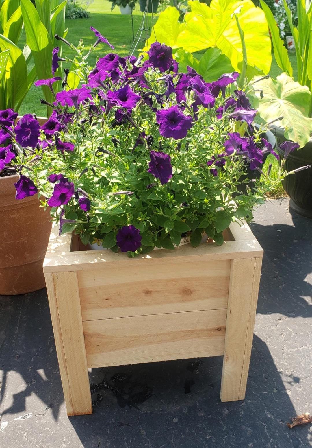 Cedar Planter Box, Planter Box, Cedar Flower Box, Large Planter Box ...