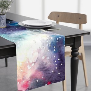 Farmhouse Table Runner, Star Table Runner, Galaxy Table Runner, Rustic ...