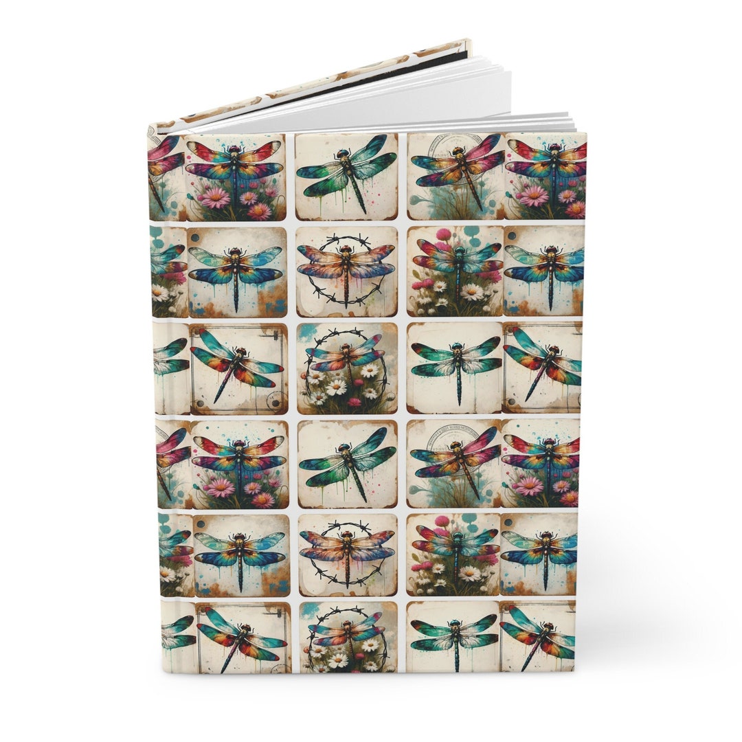 Dragonfly Hardcover Journal: Custom Mental Health Gift - Etsy