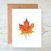 Fall Leaves Watercolor Card Set, Fall Leaves Note Cards, Autumn Leaves ...