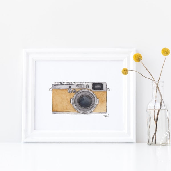 Vintage Camera Print - Etsy