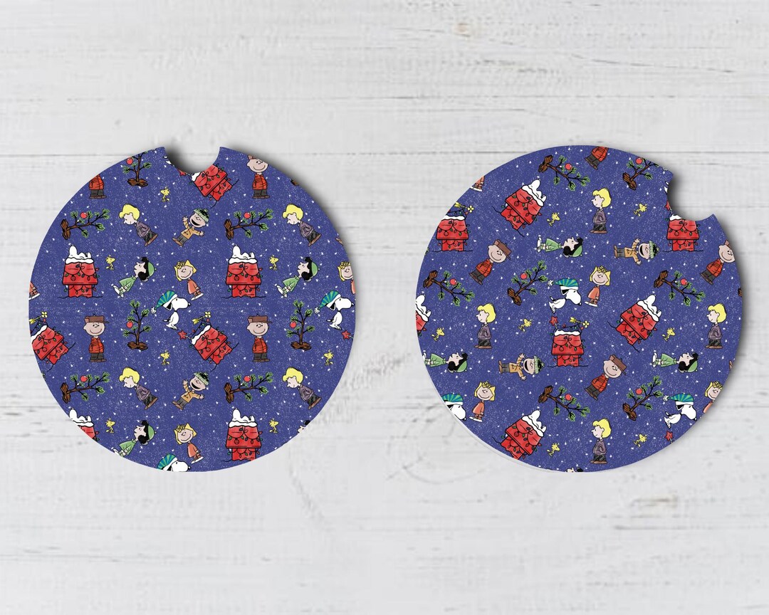 Peanut Ceramic Car Coaster | Set of Two - Etsy