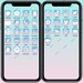 Blue and Pink iPhone Icons 50 Total Icons - Etsy