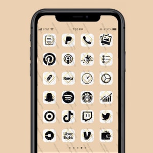 Gold and Marble iPhone Icons - Etsy