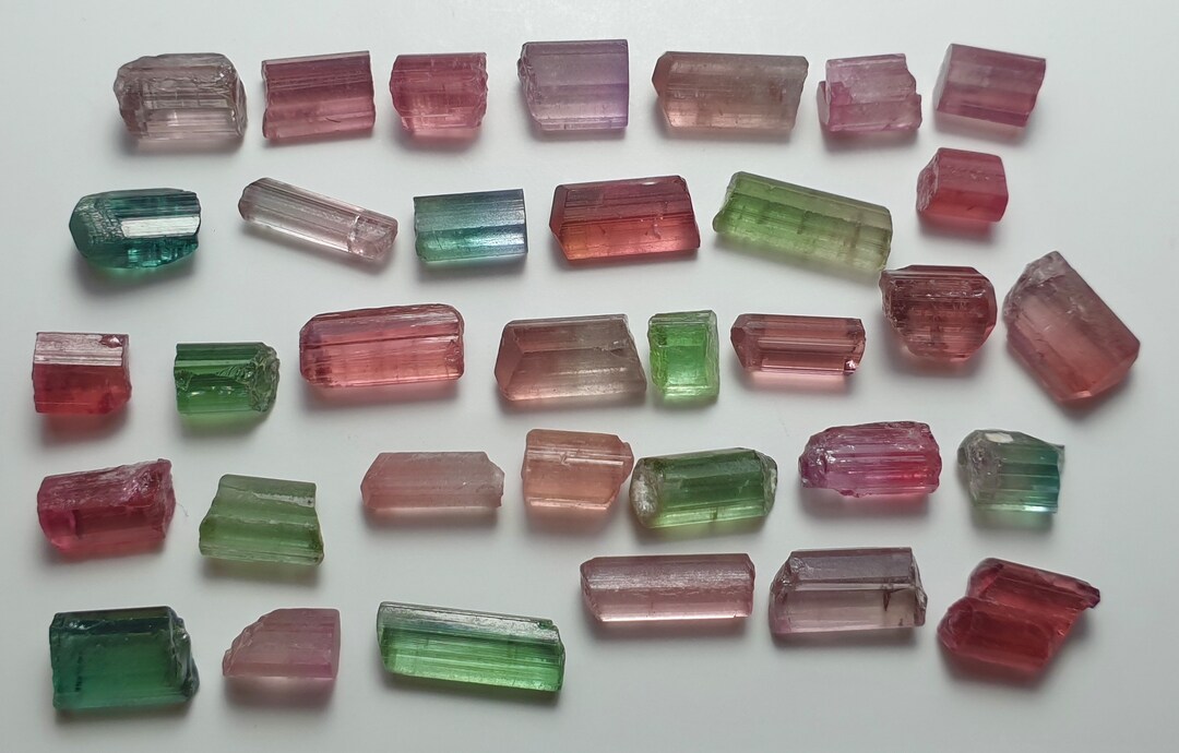 Tourmaline Crystals Multiple Colours Mostly Bi Colours, Tourmaline ...