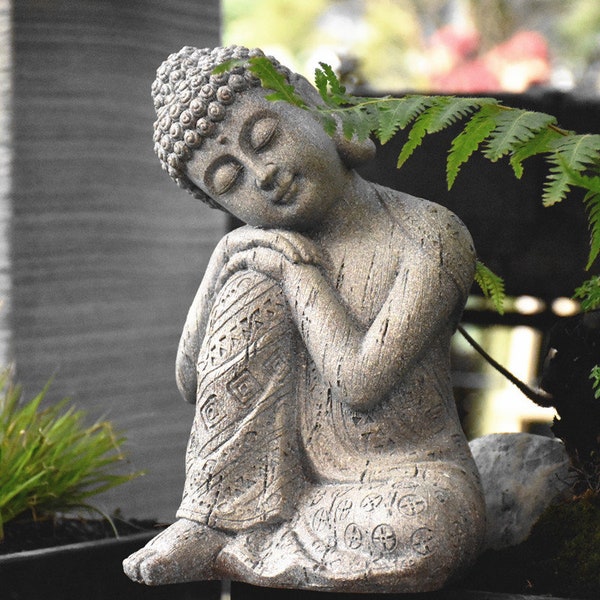 Zen Buddha Garden Statue - Etsy