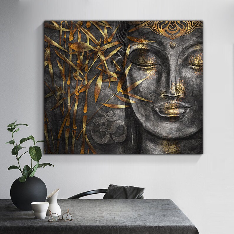 Buddha Canvas Painting and Prints Buddhist Mood Wall Art - Etsy