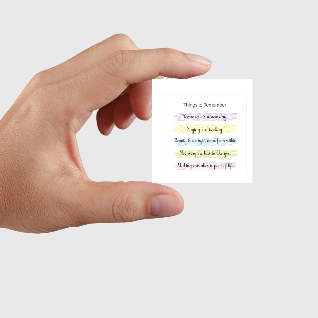 Supportive Affirmation Magnet, Colorful Encouraging Quotes, Positive ...