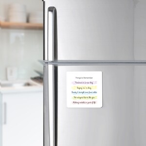 Supportive Affirmation Magnet, Colorful Encouraging Quotes, Positive ...