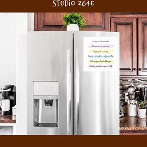 Supportive Affirmation Magnet, Colorful Encouraging Quotes, Positive ...