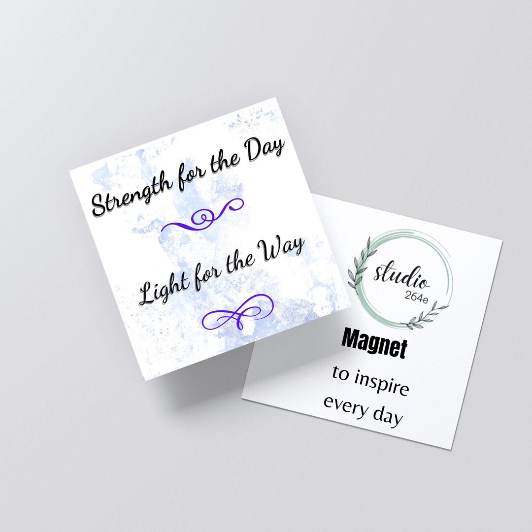 Inspirational Magnet, Motivational Fridge Magnet, Encouraging Words ...