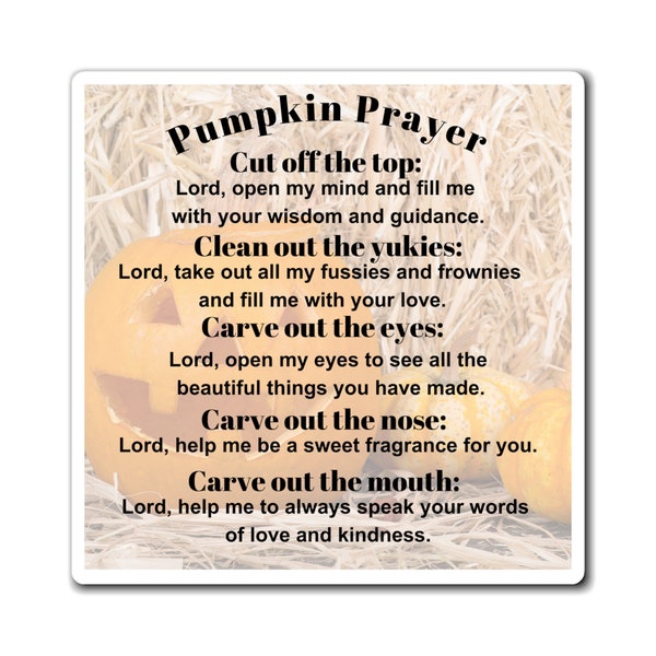 Pumpkin Prayer - Etsy